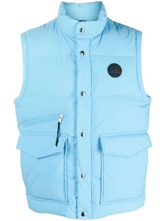 Woolrich gilet &agrave; design matelass&eacute; - Bleu
