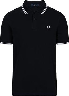 Fred Perry Polo &agrave; logo brod&eacute; en coton piqu&eacute;