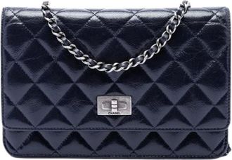 Chanel Pre-owned Wallet on Chain - Femme - Pre-owned - Bleu - Taille: ONE Size