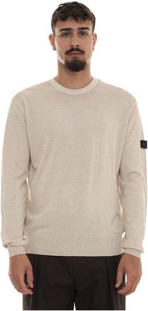 Peuterey Homme, Pulls, Beige, Taille: M Race FRS 02 Pull ras du cou