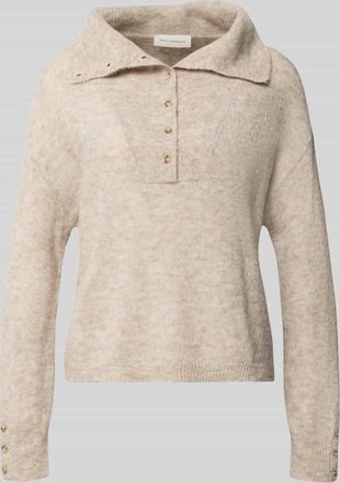 Moss Copenhagen Strickpullover mit Knopfleiste Modell Bondie Hope