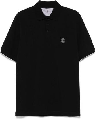 Brunello Cucinelli Homme, Tops, Noir, Taille: S T-shirts et polos
