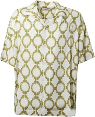 Laneus Homme, Chemises, Multicolore, Taille: L Chemise de bowling ample en viscose imprim&eacute;e