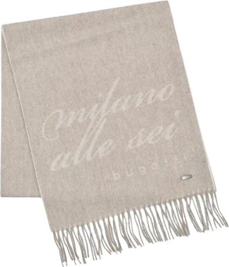 Bugatti &Eacute;charpe en laine et cachemire - unisex - Accessoires - Beige - Taille: ONE Size