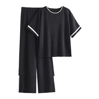 Generico Lot de 2 pulls dhiver confortables pour la maison, Noir, Taille Unique