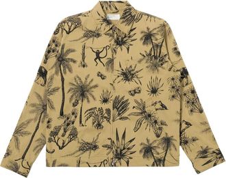 Universal Works Homme, Vestes, Beige, Taille: M Veste Coupe-vent Jungle Toile Twill