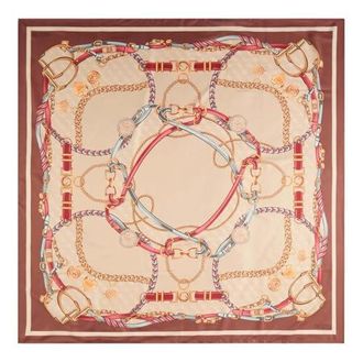 Guess &eacute;charpe Kefiah 120x120 Pale Mocha beige