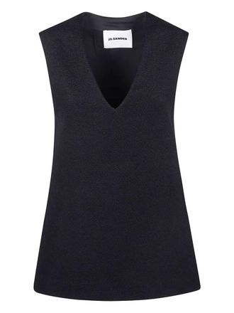 Jil Sander V Neck Sleeveless Top
