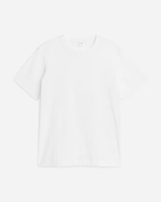 Arket T-Shirt Mit Normaler Passform 170 GSM -Wei&szlig;
