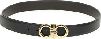 Ferragamo Homme, Accessoires, Noir, Taille: 105 CM Ceinture Gancini r&eacute;versible et ajustable