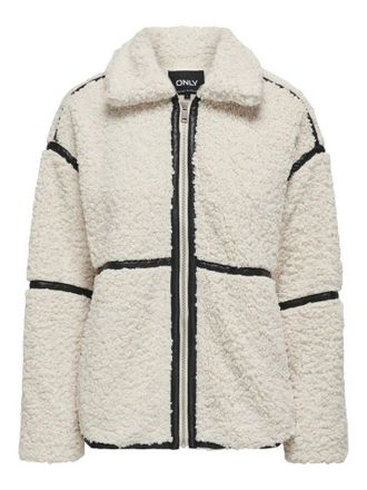 Only Kurzjacke 2026 4_PREFALL wei&szlig;,Casual,Polyester,Unifarben,Kent,Lang,Regular Fit