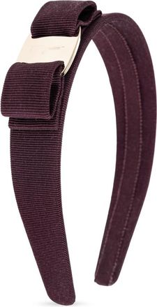 Ferragamo Femme, Accessoires, Violet, Taille: ONE Size Vara Bow Headband