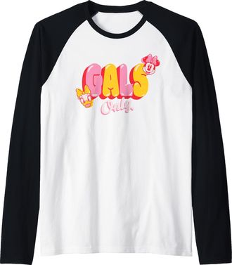 Disney Minnie Mouse & Daisy Duck Gals Only Galentines Day Raglan