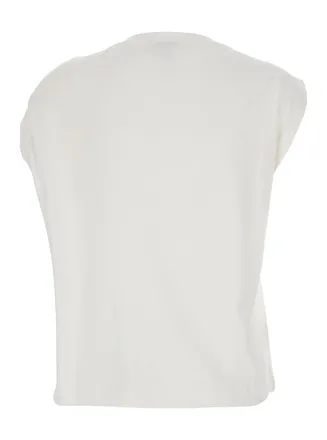 Pinko Womens Dress Melody White Cotton Tops Top