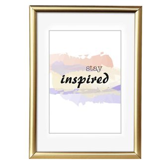 Hama Wandrahmen Madrid 15 x 20 cm, Kunststoff, gold