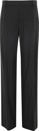 Federica Tosi Femme, Pantalons, Noir, Taille: 36 FR Pantalone 1P Classic in Canvas
