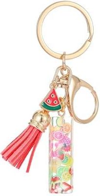 Generic Porte-cl&eacute;s en r&eacute;sine avec 26 lettres et pampille past&egrave;que Sifflet cr&eacute;atif Dragonne, I, taille unique