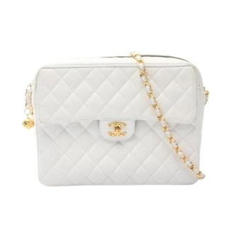 Chanel Pre-owned Matelasse Caviar Skin Shoulder Bag - - Pre-owned - Damen - Wei&szlig; - ONE SIZE