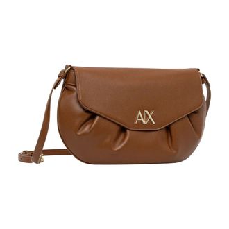 A|X Armani Exchange Tasche mit Raffungseffekt - - Bags - Damen - Braun - ONE SIZE