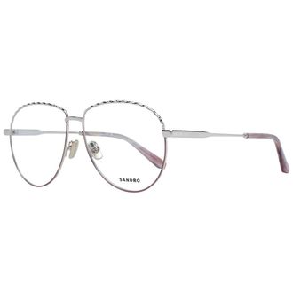 Sandro Femme, Accessoires, Brun, Taille: ONE Size Montures Optiques pour Femmes Marron Style Rond
