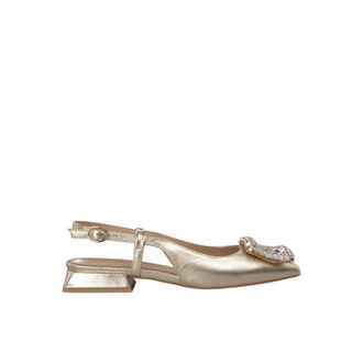 Alma En Pena Flacher Brogue-Schuh - - Shoes - Damen - Gelb - 36 EU