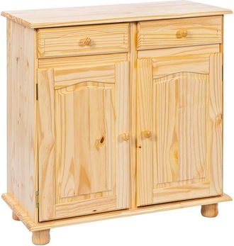 Altobuy Altobuy - stan - Meuble 2 Portes 2 Tiroirs Bois Massif