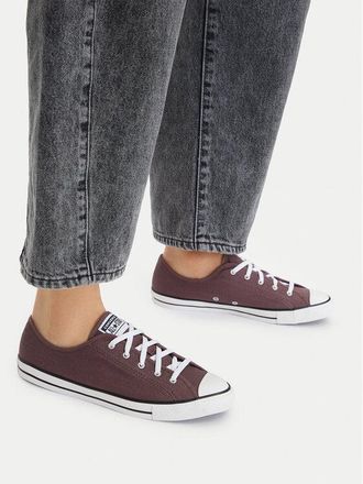 Converse Sneakers aus Stoff Chuck Taylor All Star Dainty A13800C Braun