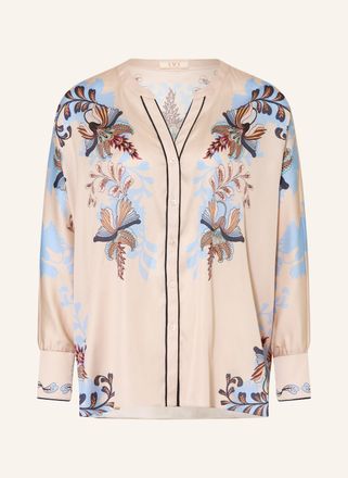 IVI Collection Ivi Collection Blusenshirt Mit Seide weiss