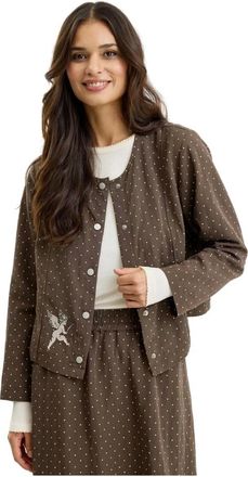 In Front IN Front, Femme, Vestes, Brun, Taille: 42 FR Light Jacket