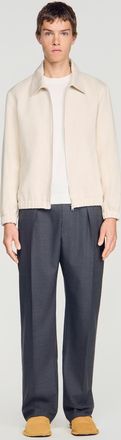 Sandro Blouson zipp&eacute; en coton