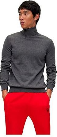 HUGO BOSS Hommes San Thomas-M Pull Regular &agrave; col roul&eacute; en Laine Vierge