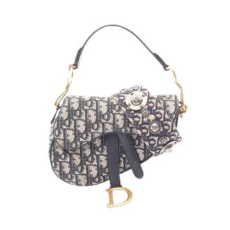 Dior Pre-owned Saddle Bag Oblique Jacquard Schultertasche - - Pre-owned - Damen - Mehrfarbig - ONE SIZE