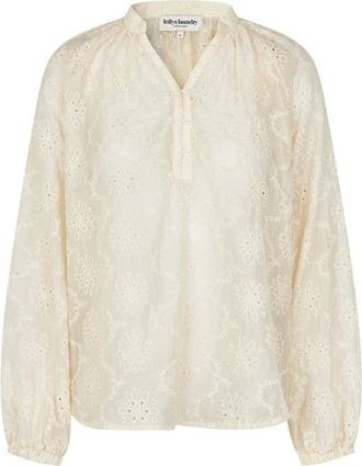 Lollys Laundry Femme, Blouses et Chemises, Beige, Taille: 46 FR LouiseLL Blouse