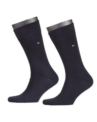 Tommy Hilfiger 2er Pack Socken mit kleiner Flag-Stickerei in