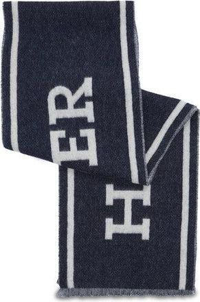 Tommy Hilfiger Schal Monotype Scarf AM0AM11738 Dunkelblau