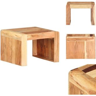vidaXL Vidaxl - Beistelltisch 43x40x30 cm Akazie Massivholz - Holztisch - Wohnzimmer Dekoration - Beistelltisch - Akasieholzt - Industriel Stil