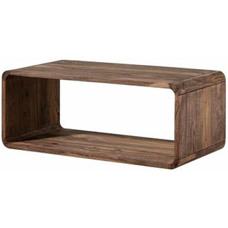 Massivmoebel24 Couchtisch Sheesham 100x50x40 braun ge&ouml;lt lounge collection 03