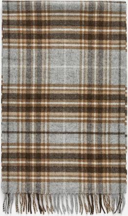 Arket Karierter Wollschal -Beige