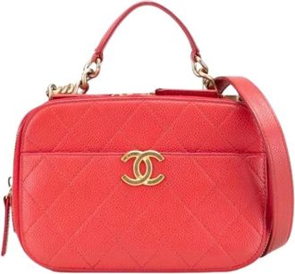 Chanel Pre-owned Vintage Satchel - Femme - Pre-owned - Rouge - Taille: ONE Size