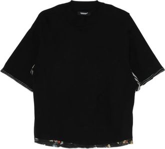 Undercover chemise à bords imprimés - Noir