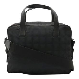 Chanel unisex, Pre-owned, Noir, Taille: ONE Size Sac &agrave; main vintage en cuir Pre-owned