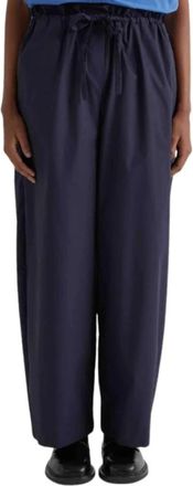Meimeij Femme, Pantalons, Bleu, Taille: 38 FR Comet Wide Pantalons