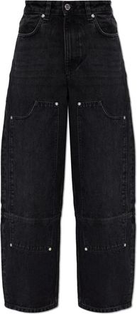 Ganni Femme, Jeans, Noir, Taille: W28 L33 Cargo Jeans