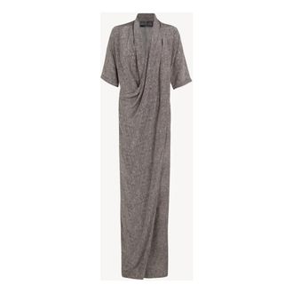 Cortana Mali Wickelkleid - - Dresses - Damen - Grau - 2XS
