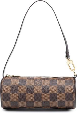 Louis Vuitton 1990-2020 Damier Ebene Papillon Pochette handbag - Braun