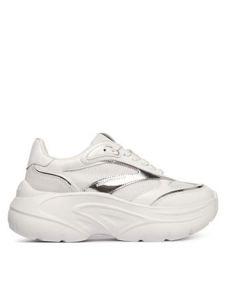 Karl Lagerfeld Sneakers Kontour Wedge KL68016 Wei&szlig;