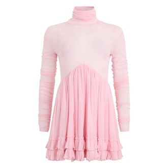 Philosophy di Lorenzo Serafini Femme, Robes, Rose, Taille: 36 FR Robe Courte &Eacute;vas&eacute;e