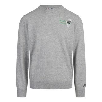 MC2 Saint Barth Pull &agrave; col rond Heron - Homme - Pulls - Gris - Taille: XL