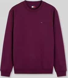 Tommy Jeans Regular Fit Sweatshirt aus Baumwoll-Mix mit Logo-Stitching
