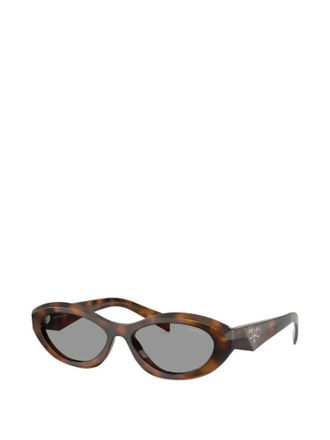 Prada SPR26Z Tortoiseshell Cat-Eye Sunglasses - Brown